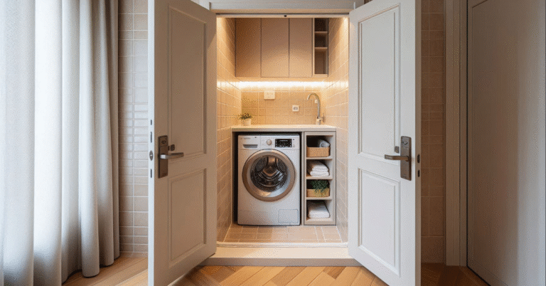 18 Small Laundry Room Ideas with Stackable Washer and Dryer