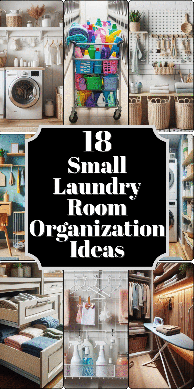 18 Small Laundry Room Organization Ideas to Maximize Your Space
